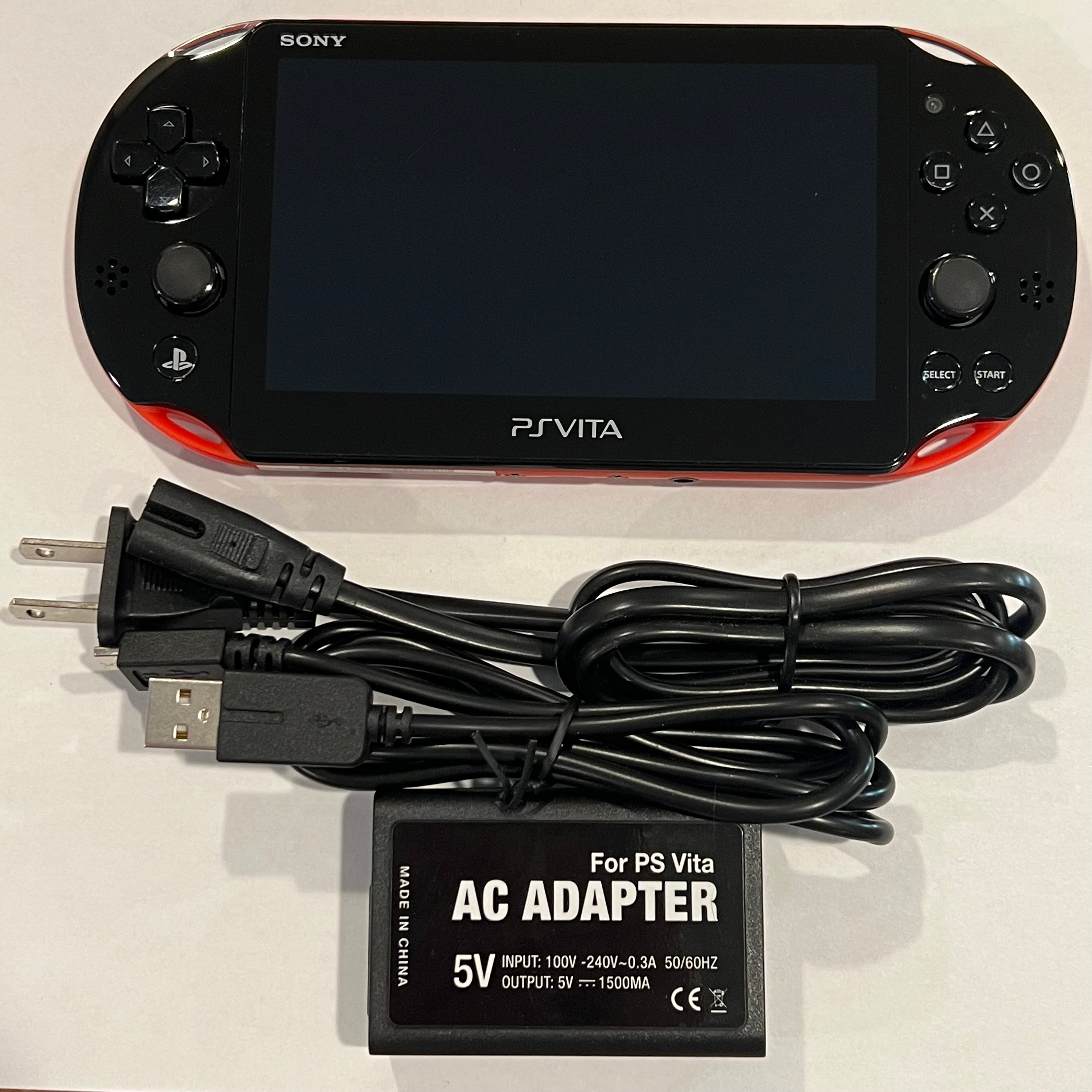 Red / Black Sony PS Vita 2000 – Everything PSP